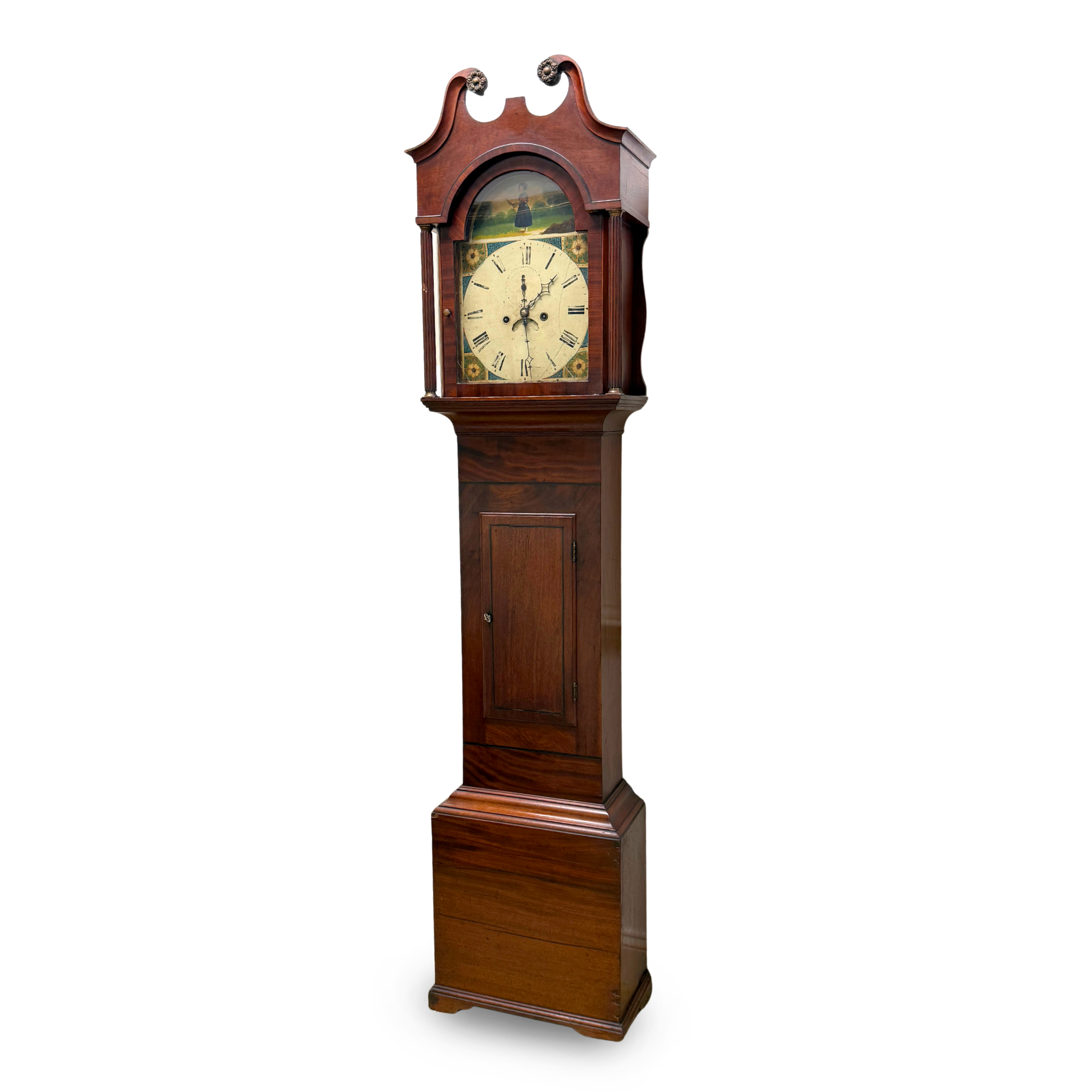 1812 Walker & Hughes Grandfather Clock & Calendar – Goodman's Antiques ...