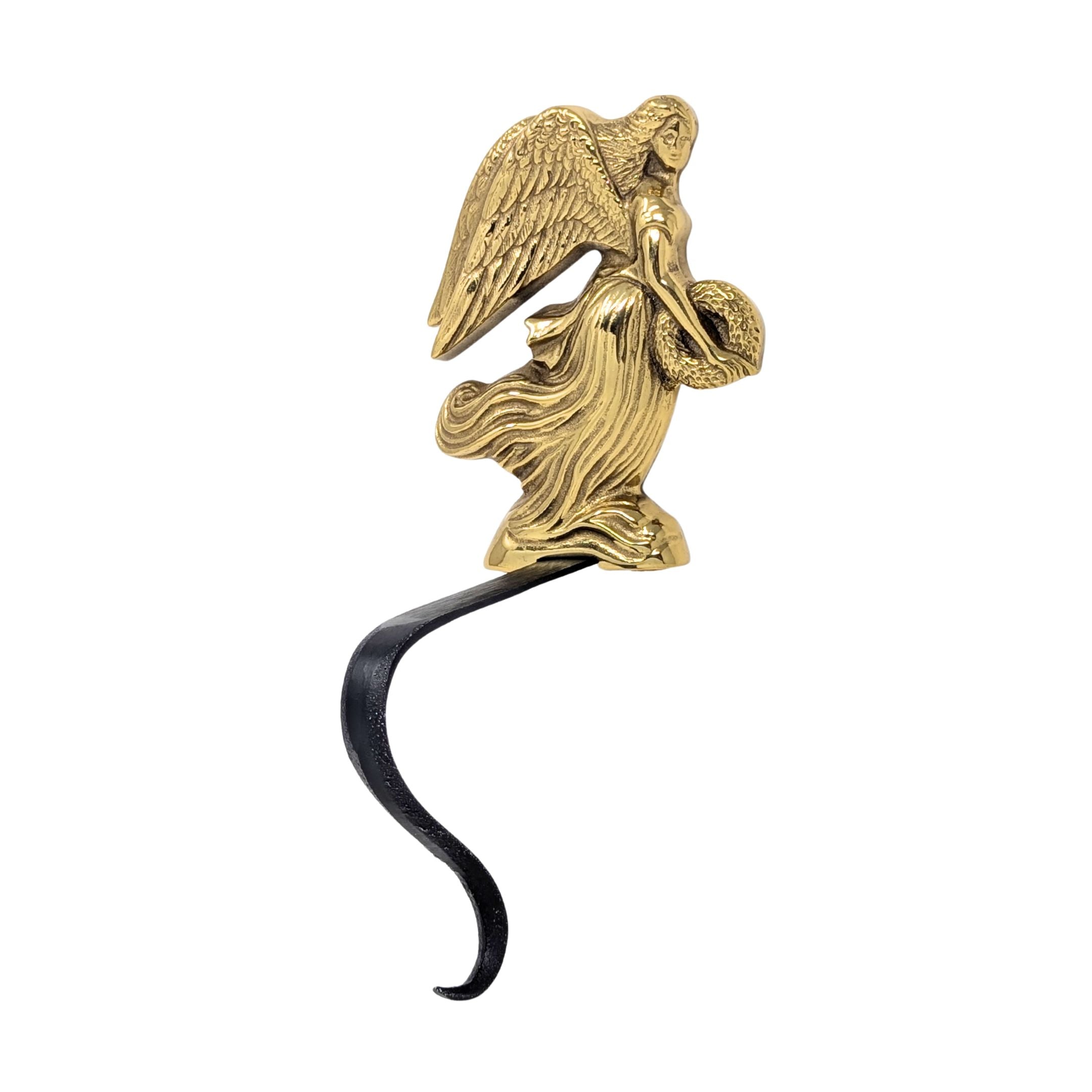 Virginia Metalcrafters Brass Williamsburg Angel Stocking Holder ...