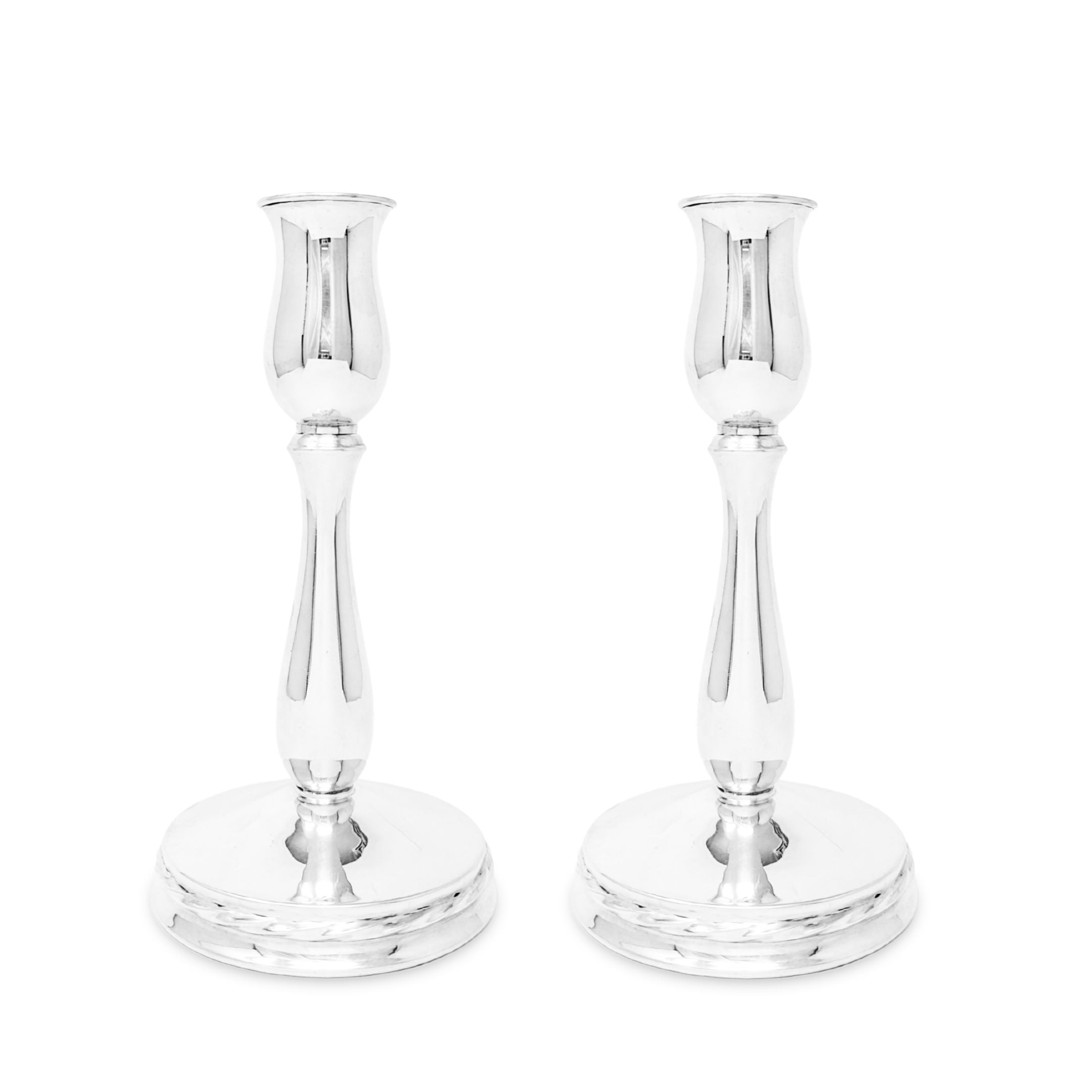 Towle "Silver Flutes" Weighted Sterling 7" Candlesticks (Pair ...