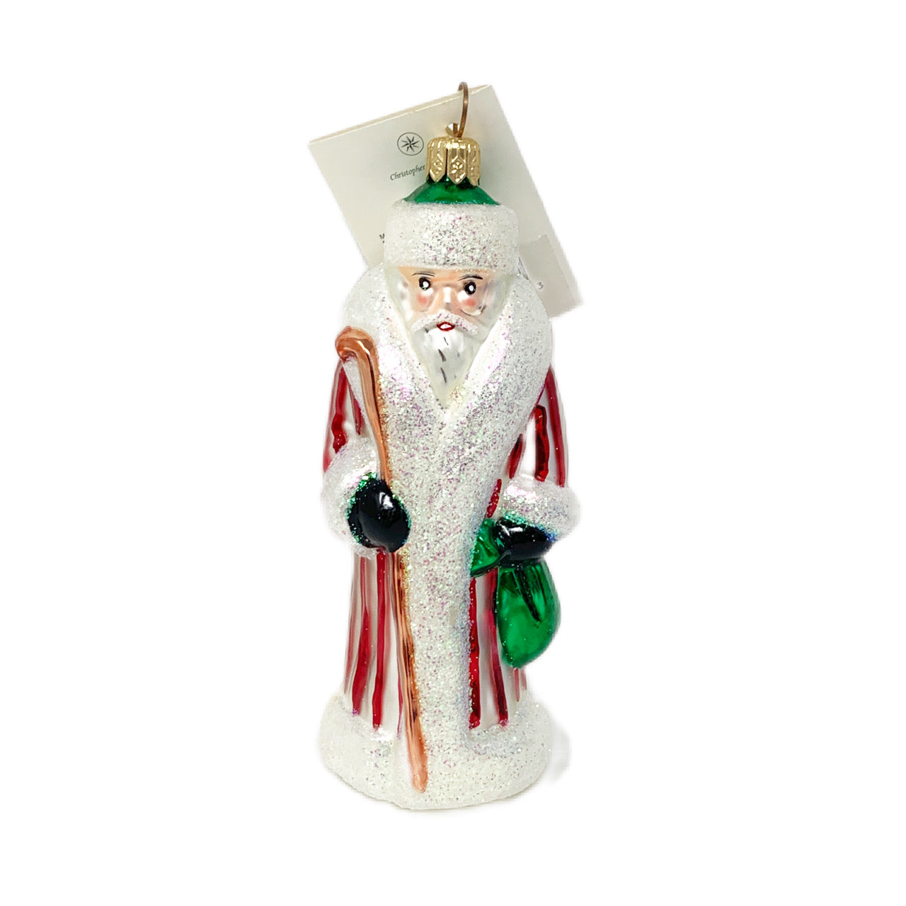 Christopher Radko 98-170-0 "Mini Russian Striped Santa Claus" Ornament ...